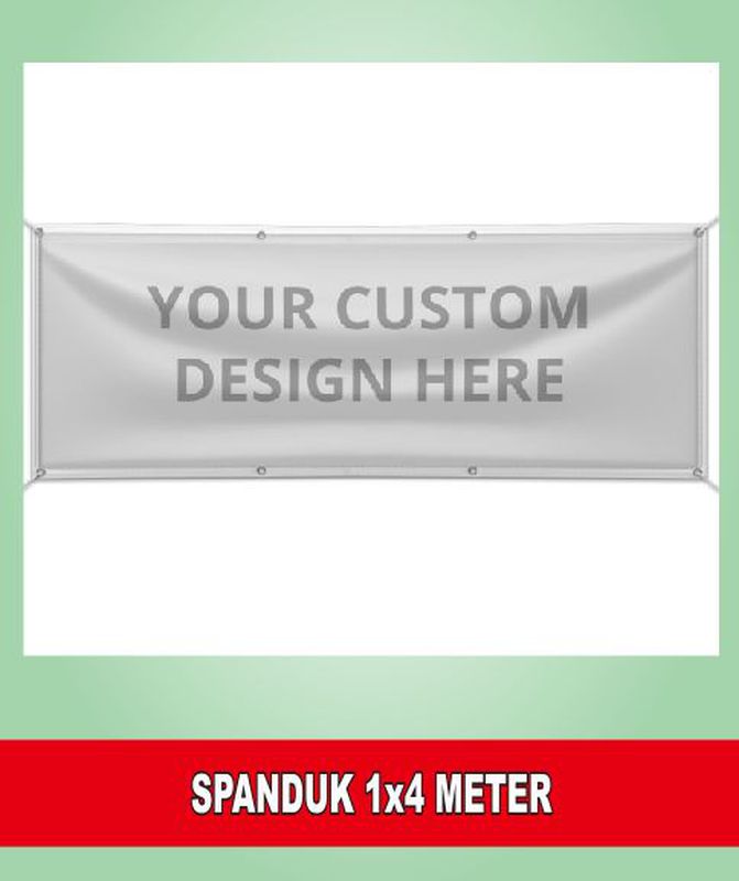 Spanduk 1 x 4 Meter