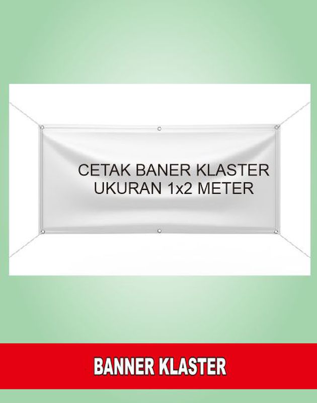 Banner Klaster 1 x 2 Meter