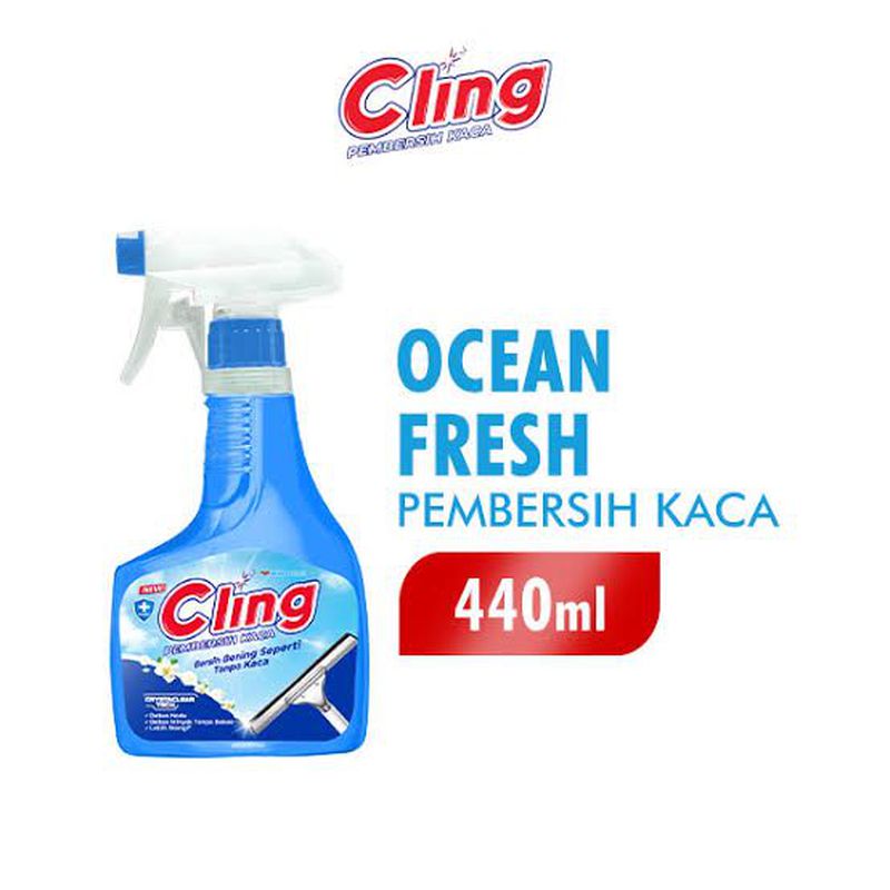 Cling GLASS CLEANER Bottle (Spray)