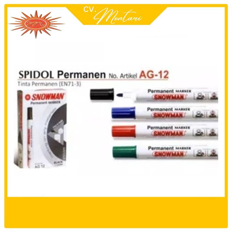 SPIDOL PERMANENT AG-12 - Hitam
