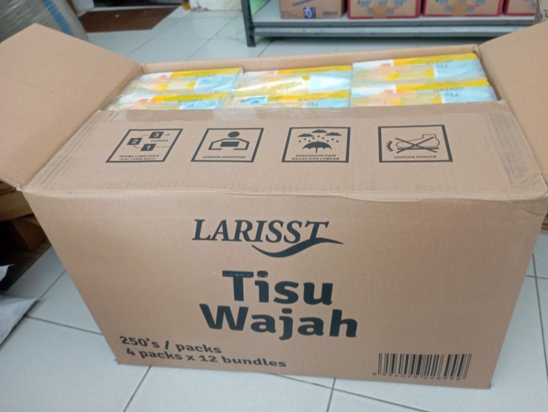 Tissue wajah larisst 250 sheet