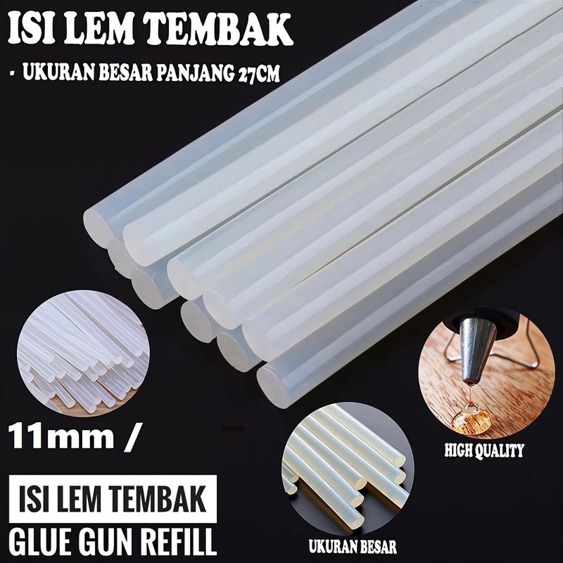 Isi Lem Tembak Besar / Kecil / Glue Gun Stick Refill / Lem Bakar / Lem ...