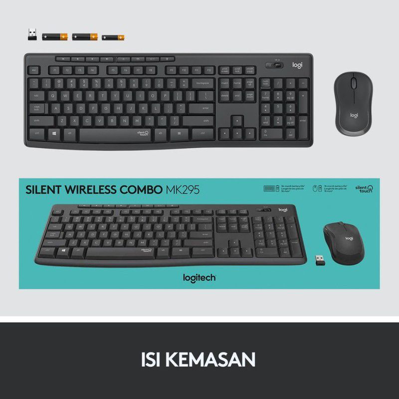 Logitech Keyboard + Mouse MK295