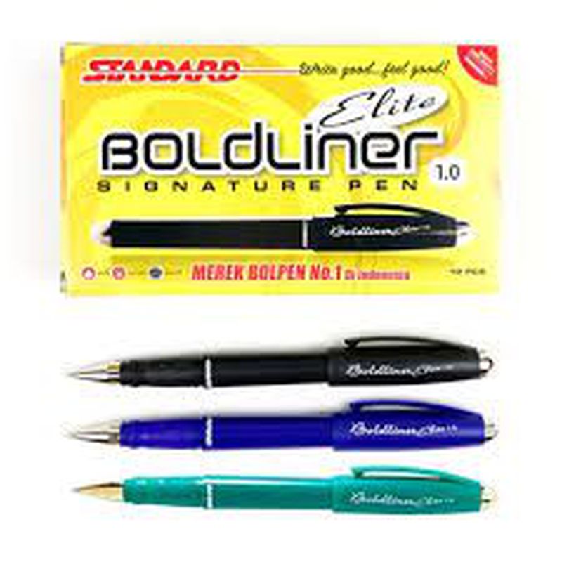 PULPEN STANDARD BOLD LINER (1,0 mm) - Hitam