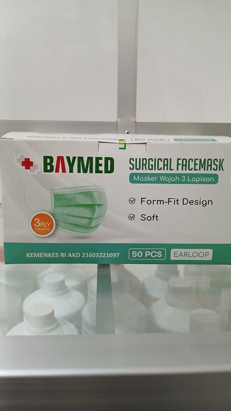 MASKER BAYMED EARLOOP ISI 50