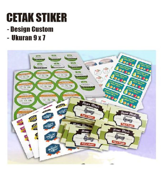 Stiker Custom (9x7)