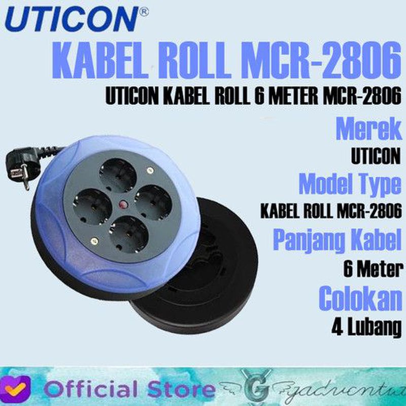 Roll kabel uticon 6 meter