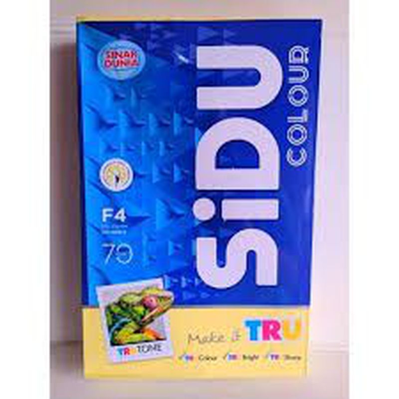 Kertas HVS Warna Kuning 70 gr F4