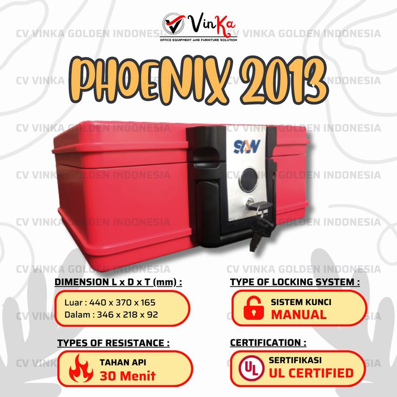 BRANKAS TAHAN API BRANKAS MANUAL LOCK CASH BOX MINI PORTABLE SAN ...