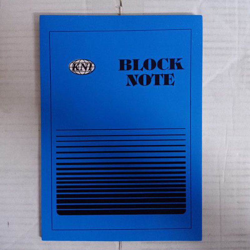 Blocknote Bergaris