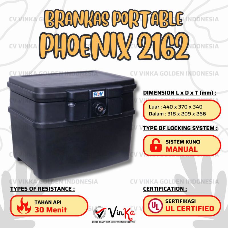 BRANKAS TAHAN API BRANKAS MANUAL LOCK CASH BOX MINI PORTABLE SAN ...