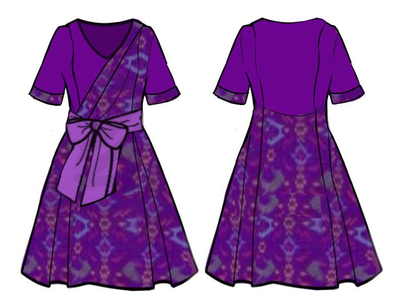 DRESS kombinasi ENDEK