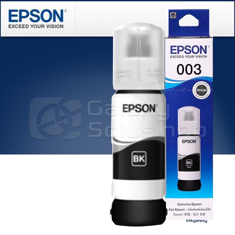 TINTA REFIL PRINTER BOTOL 70 ML 003 HITAM ORIGINAL