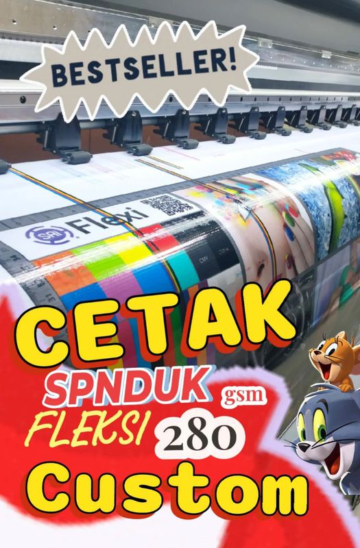 SPANDUK CUSTOM - Merah