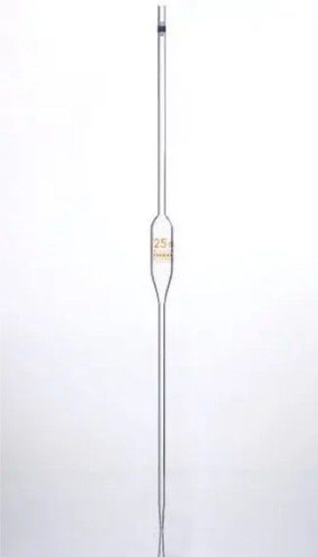 Pipet Volum Volumetric Pipette, Class A, Amber Graduation 25 ml Color ...