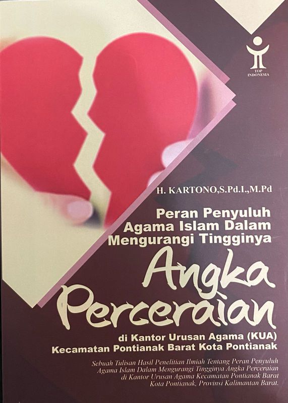 Buku : Peran penyuluh agama islam dalam mengurangi tingginya angka perceraian