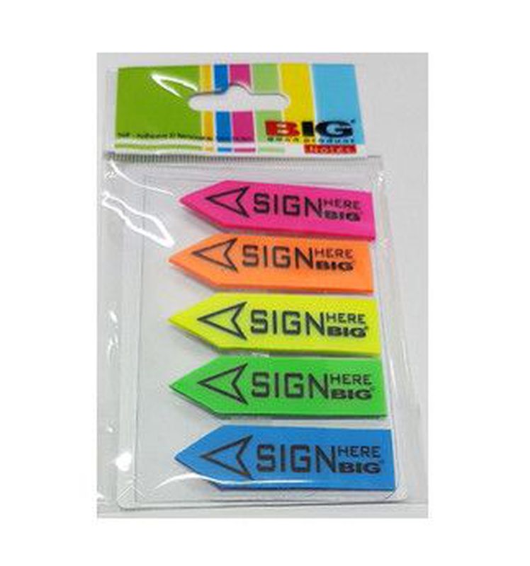 Stick Note Sign Here