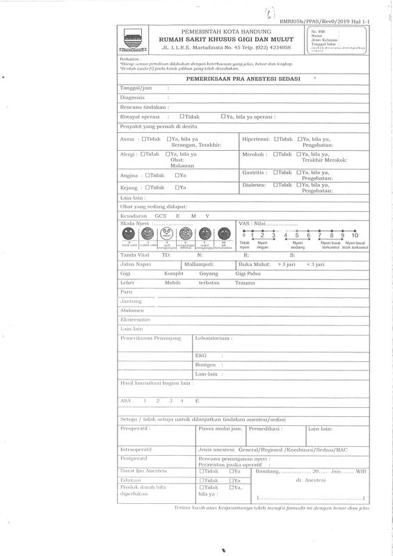 Cetak Form Pemeriksaan Pra Anestesi Sedasi (0006)