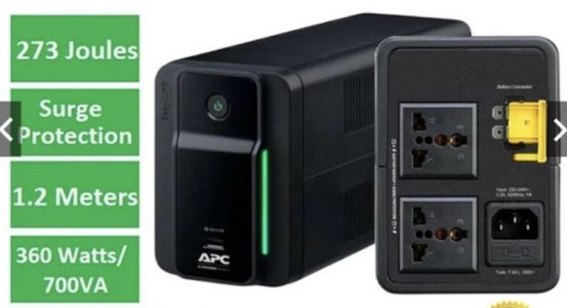 UPS APC Easy UPS BVX 700VA 360W USB Charging BVX700LUI-MS
