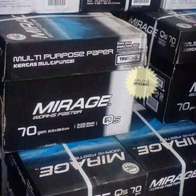 KERTAS KUARTO MIRAGE 70 GRAM