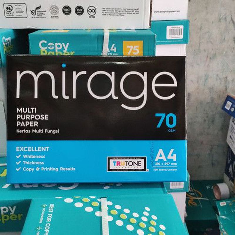 KERTAS HVS A4 MIRAGE 70 GRAM