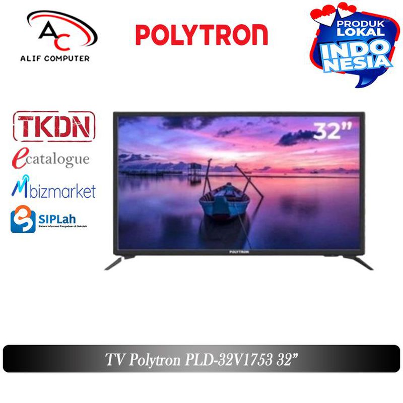 TV LED POLYTRON PLD-32V1753 + BRACKET