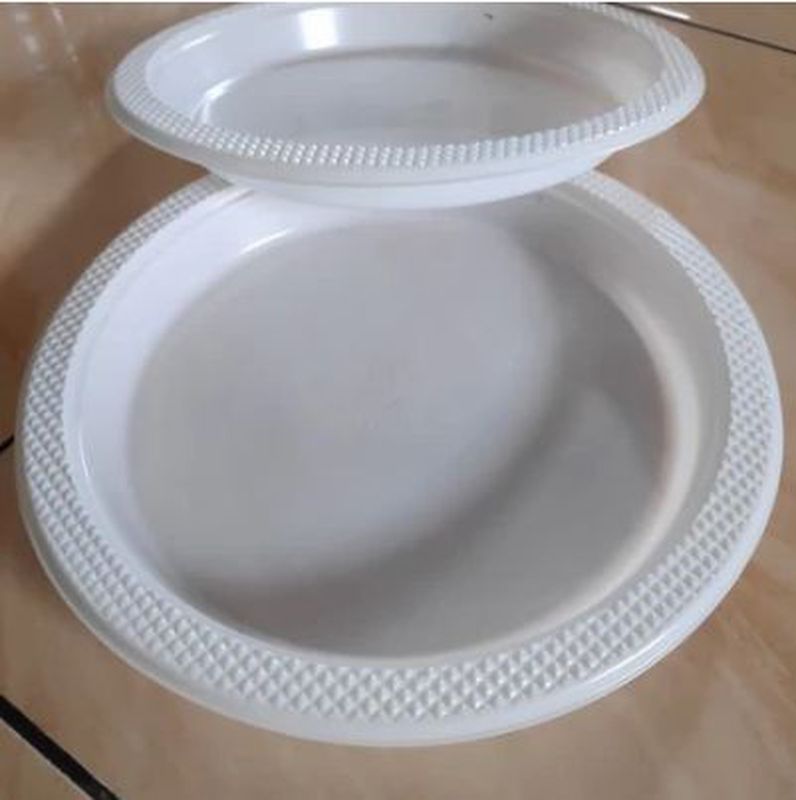 PIRING PLATIK PUTIH SUSU UKURAN BESAR D21