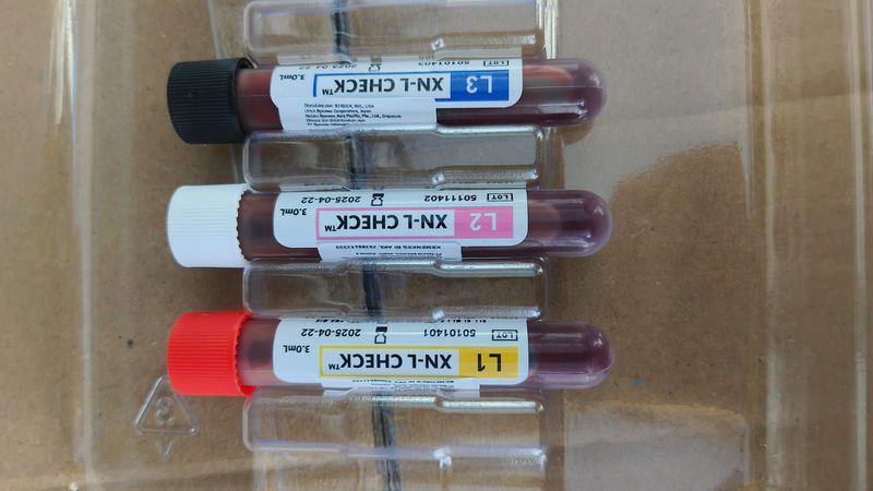 XNL Check (L1, L2, L3), 3 x 3 ml, Sysmex
