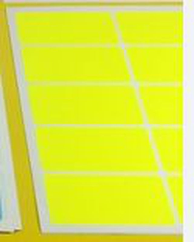 Sticker label harga wana kuning