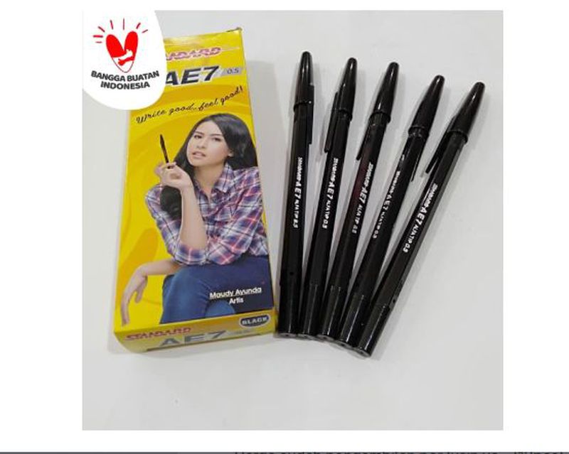 ballpoint hitam 1 pack
