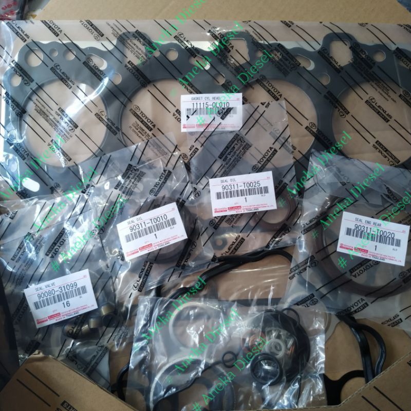 packing paking set innova bensin 2013