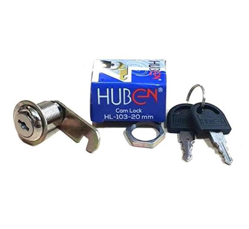 Kunci Laci Lemari Loker Cam lock Huben HL 103 25mm Drawer Lock Camlock