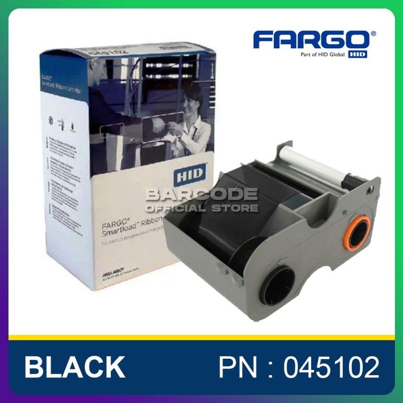 Fargo DTC Resin Ribbon Standard Black Resin 1000 Images Print Tinta ...