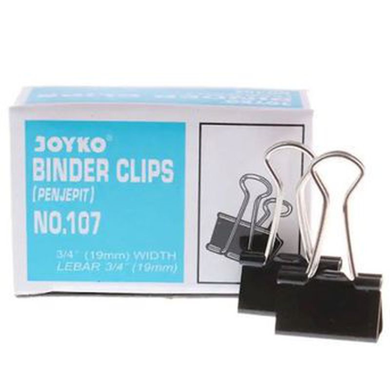 Binder Clip No. 107 - 12 Pcs