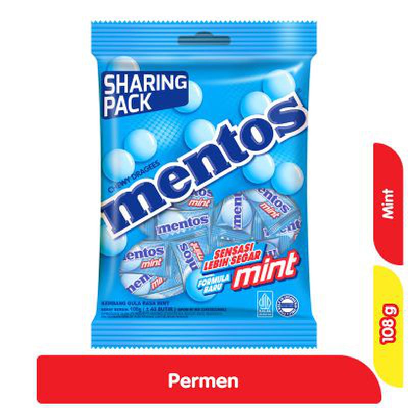 Mentos Permen Mint 108 gr