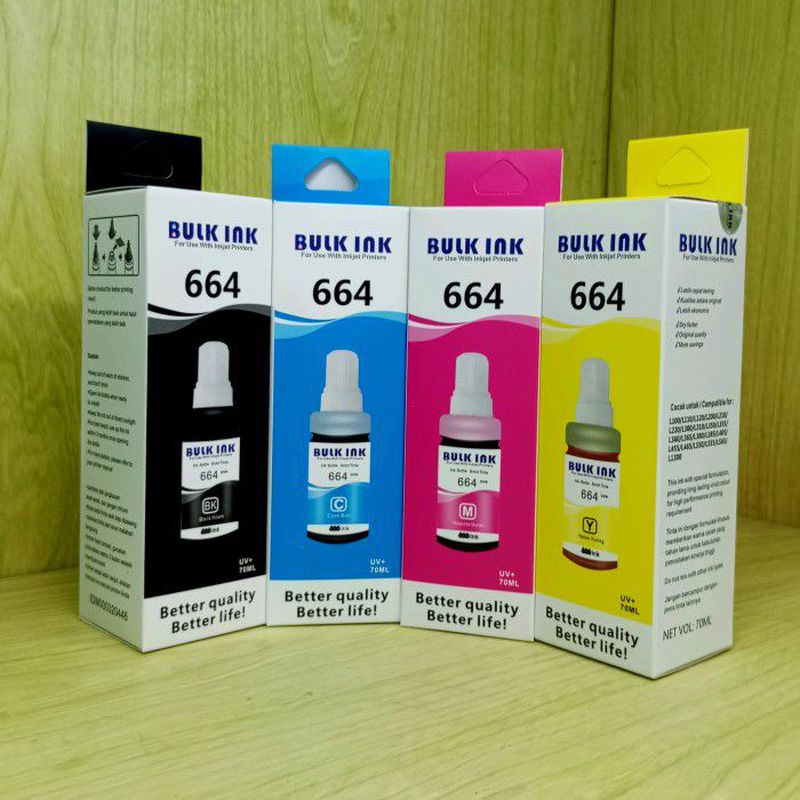 TINTA PRINTER EPSON 664 BULK INK - Merah