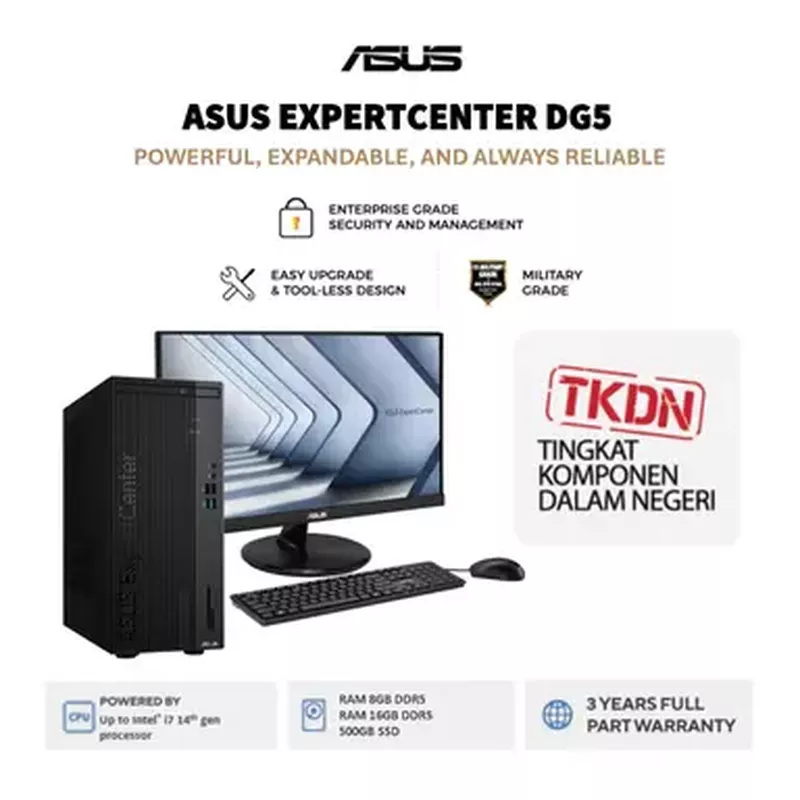 PC ASUS ExpertCenter DG500MER-585X / Core i5 14400 WIN11PRO