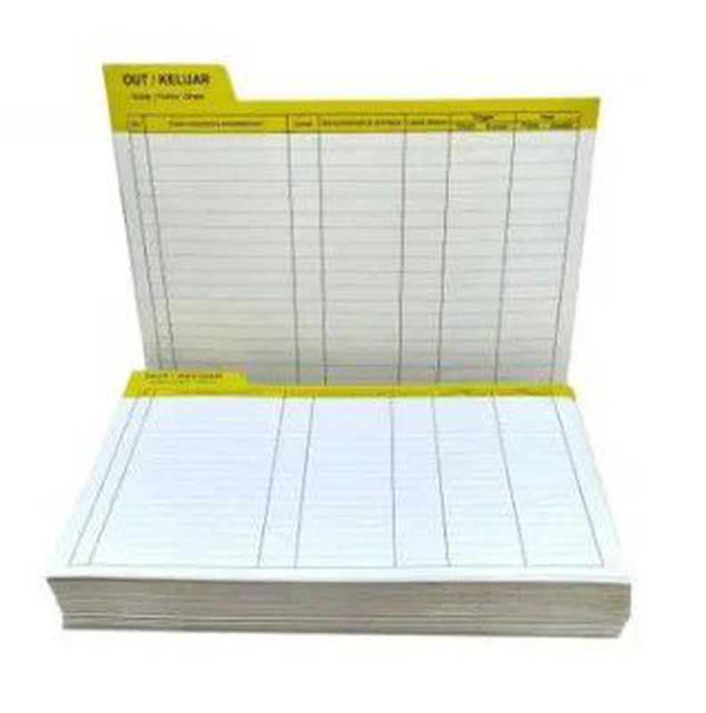 Out Indikator Arsip isi 15 Lembar