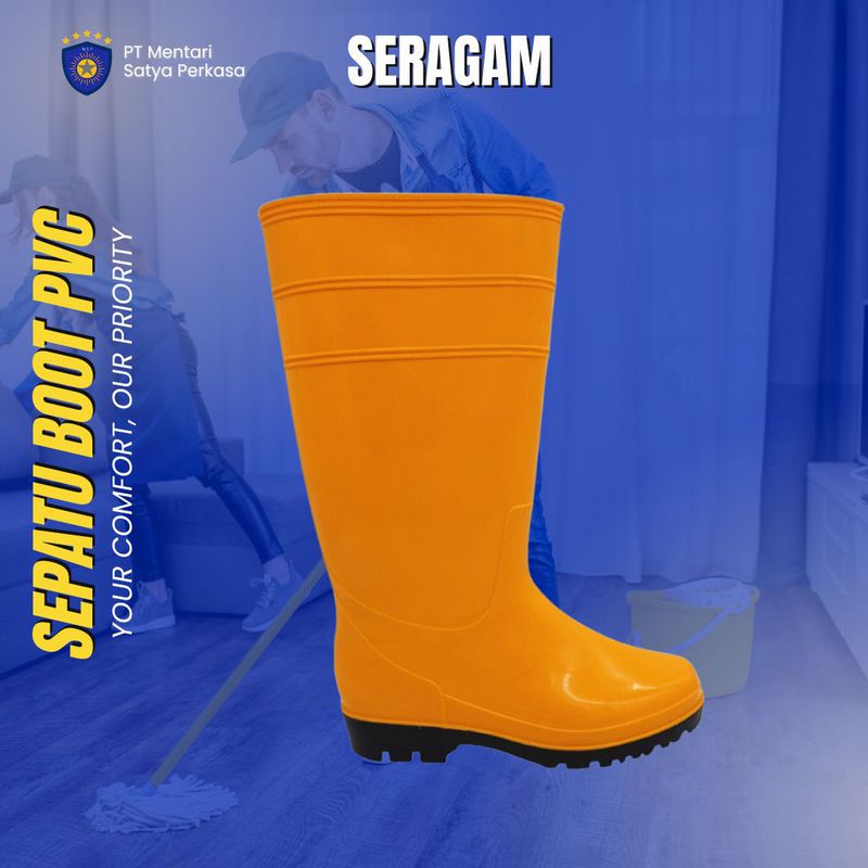 Sepatu Boot Bahan PVC