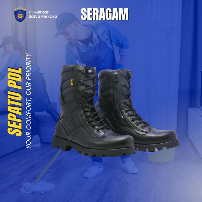 Sepatu Dinas Lapangan Tenaga Keamanan / Security