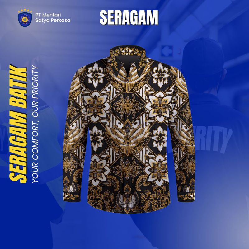 Seragam Batik Security / Tenaga Keamanan
