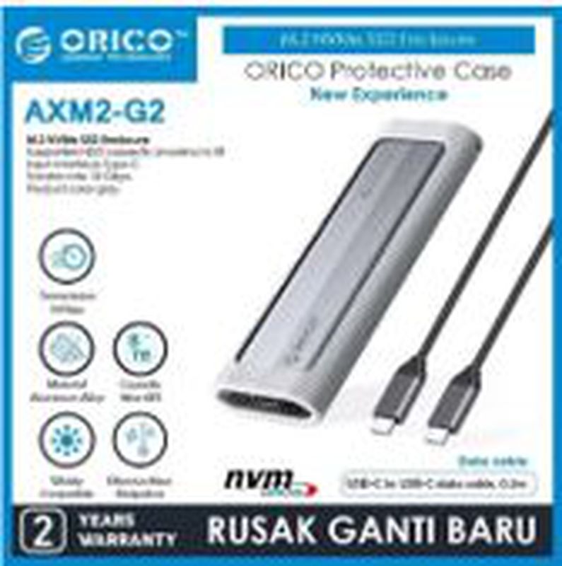 ORICO AXM2-G2 SSD Enclosure M.2 NVMe External Case Type C M2 PCIe