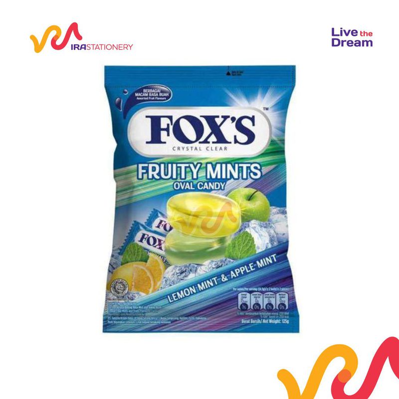 FOX`S FRIUTS OVL MINTS 125GR