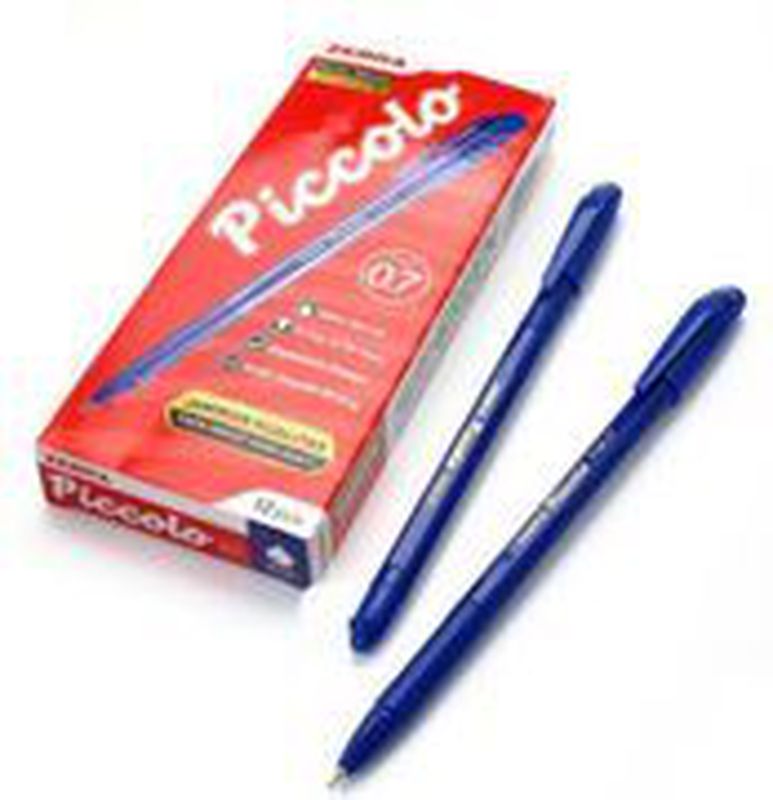 Zebra Piccolo Pen Semi Gel 0.7 Blue