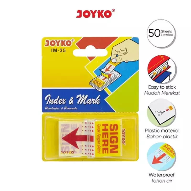 JOYKO SIGN HERE LABEL