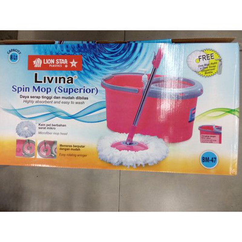 PEL LANTAI LIVINA SPIN MOP
