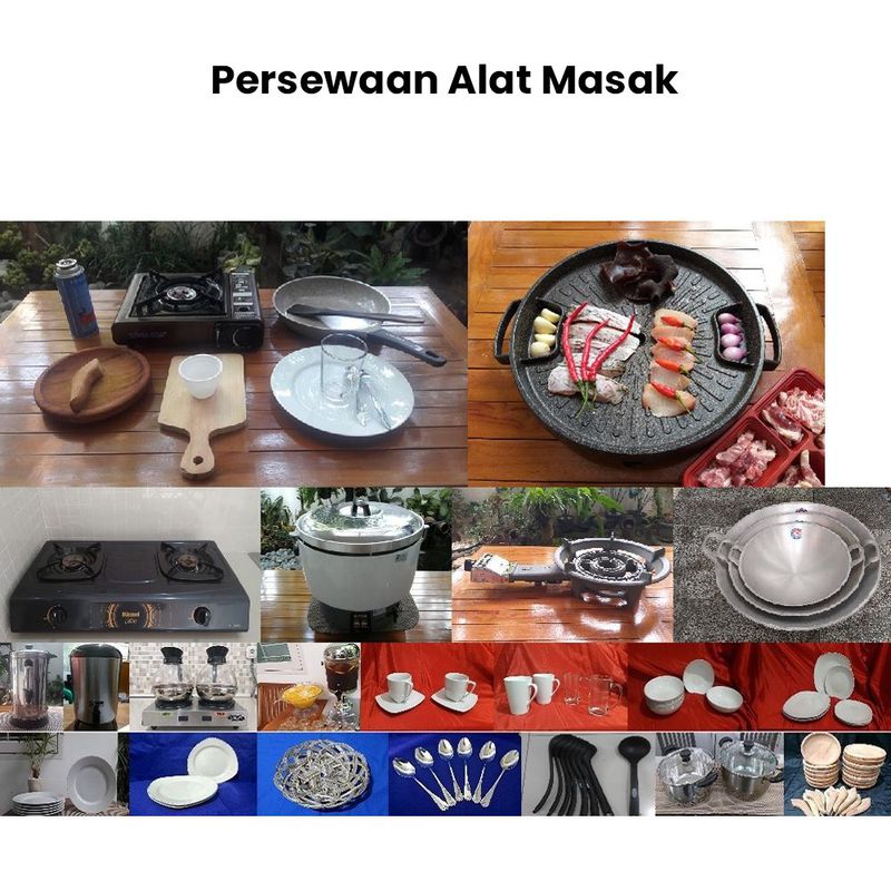 Persewaan Alat Masak