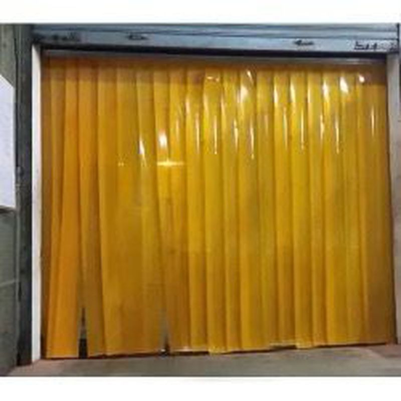 Tirai Plastik Anti lalat (PVC curtain) Warna Kuning - SEDANG