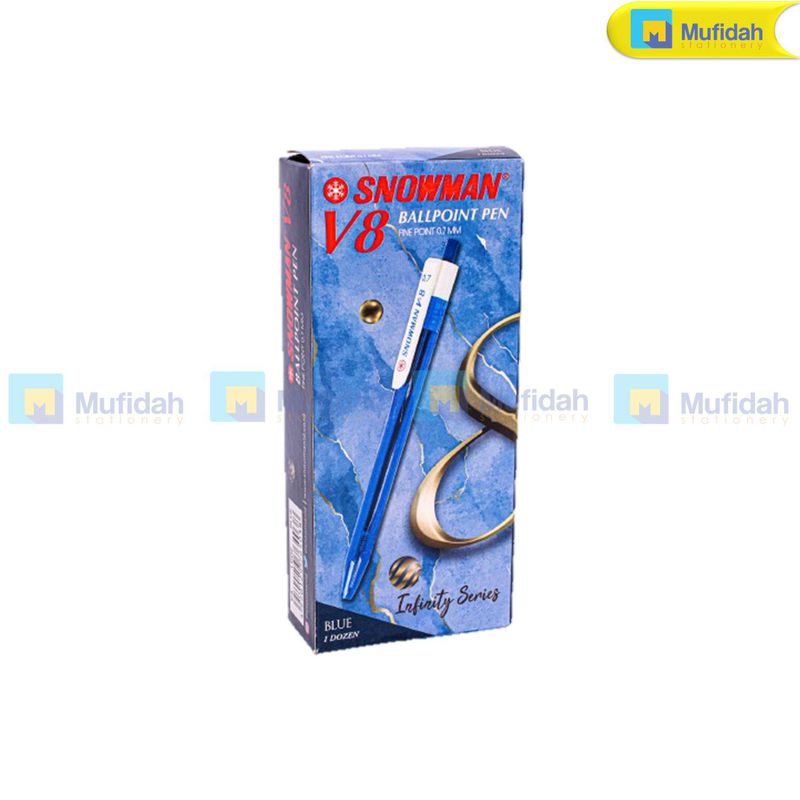 SNOWMAN BP V-8 BIRU @12