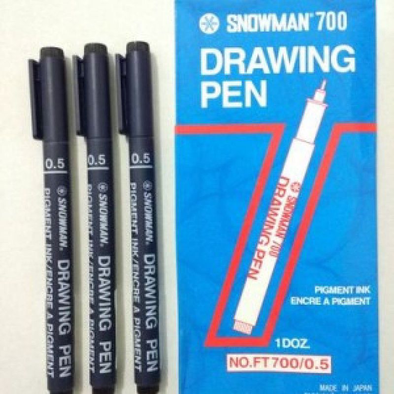 BALLPOINT DRAWING PEN HITAM